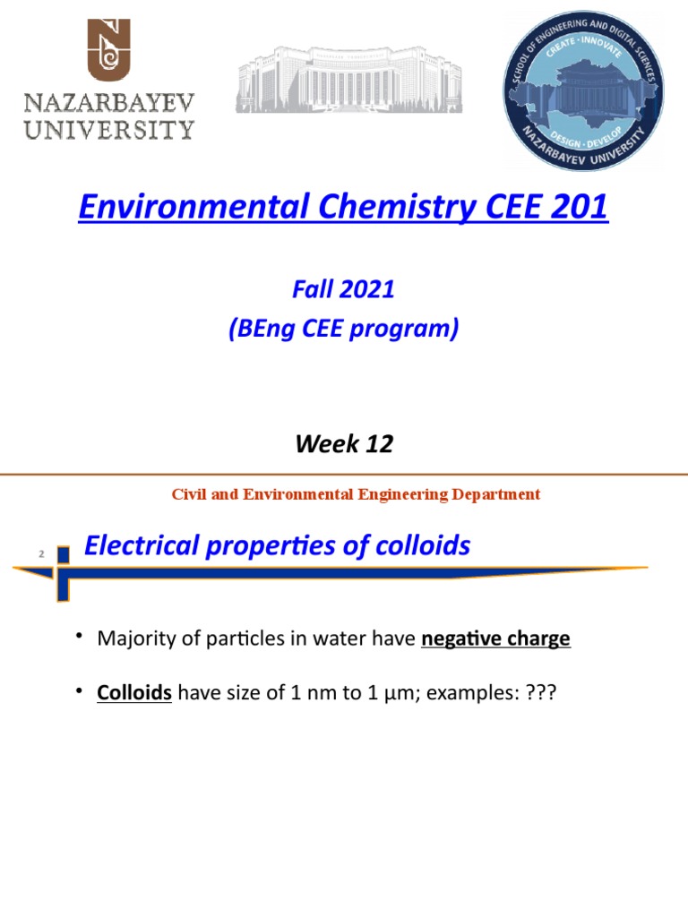 Electrical Properties of Colloids | PDF | Ion | Materials