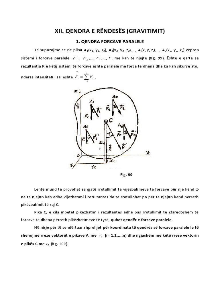 Mekanika I-Qendra e Rendeses-Likaj | PDF