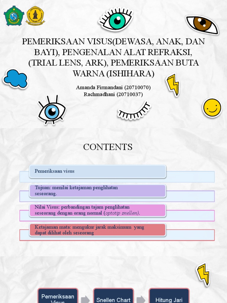 Pemeriksaan Visus Dan Pengenalan Alat | PDF