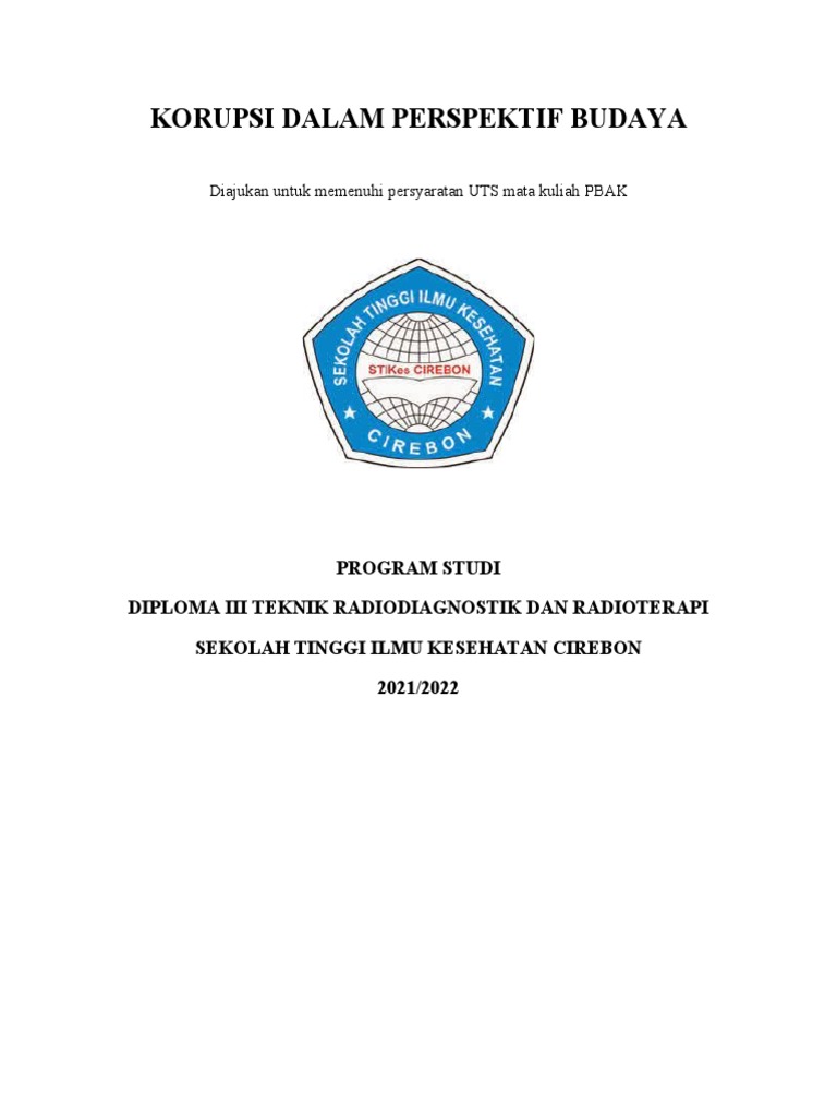 Korupsi Dalam Perspektif Budaya | PDF