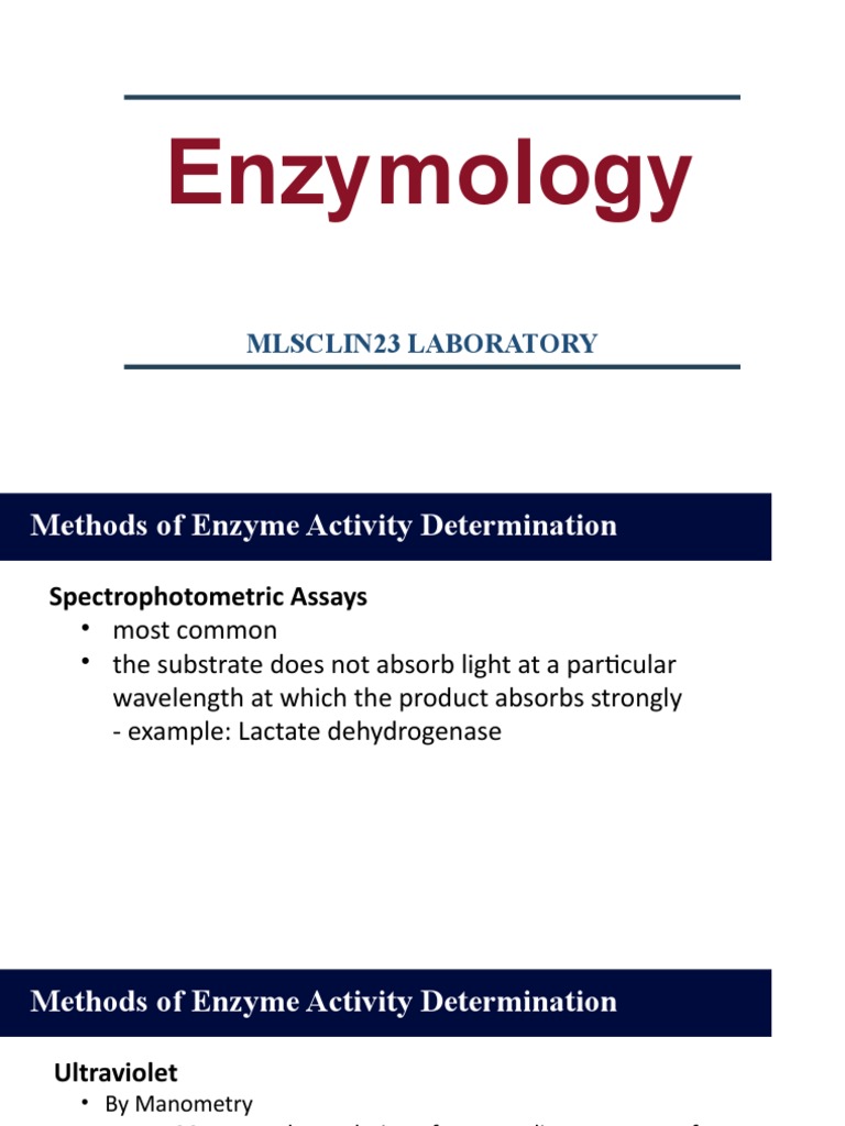 Measurement of Enzymes | PDF | Enzyme Assay | Alanine Transaminase