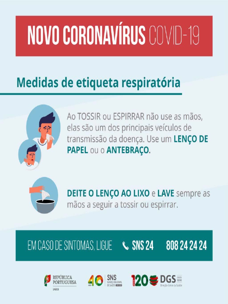 DGS Medidas de Etiqueta Respiratória | PDF