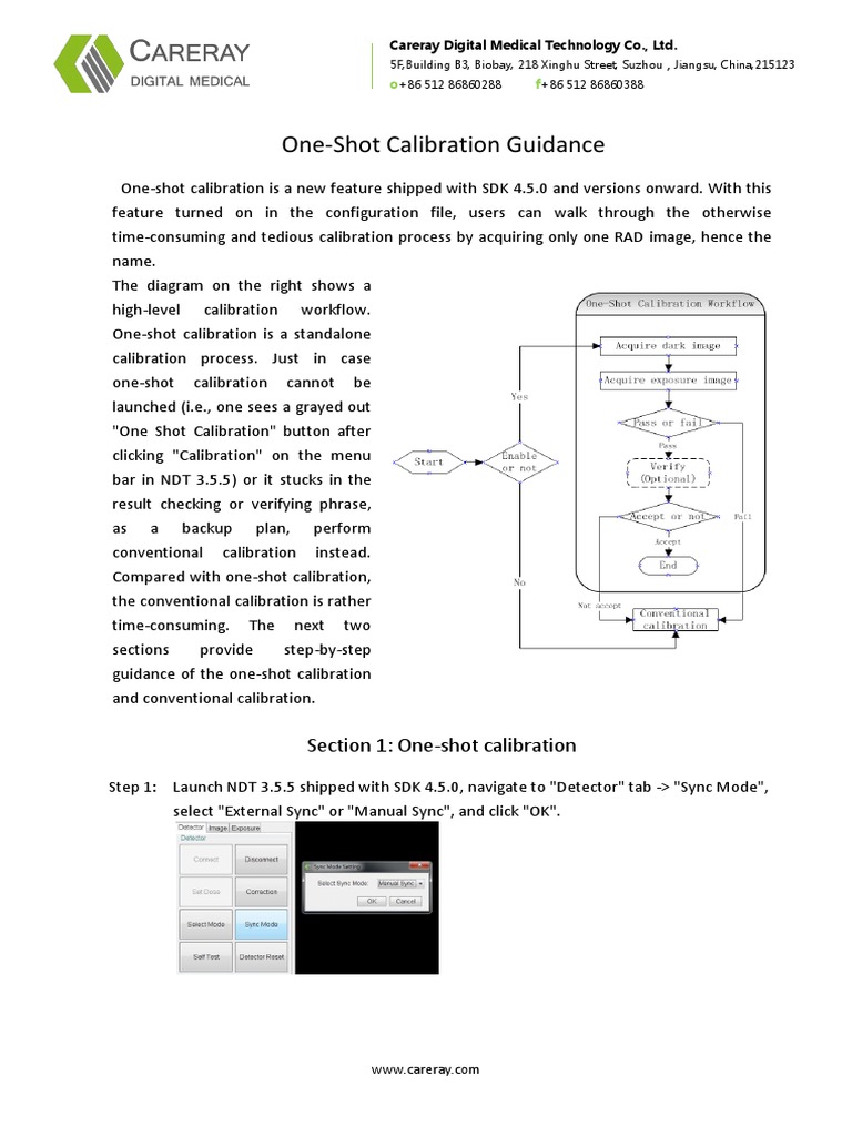 One-Shot Calibration Guidance | PDF | Computing | Software Development