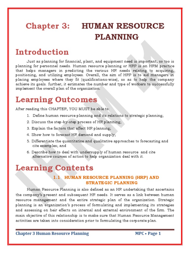 Chapter 3 IHRM Module | PDF | Strategic Management | Human Resource Management