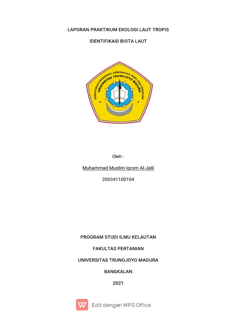 Laporan Praktikum Ekologi Laut Tropis | PDF