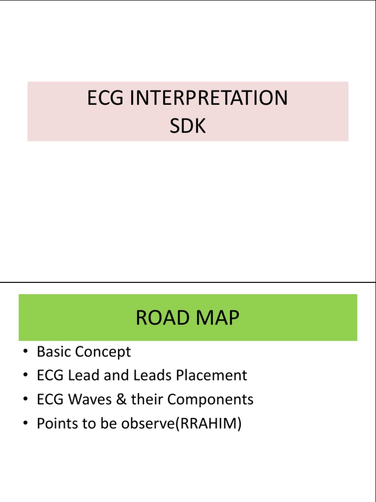 Ecg 1 | PDF | Electrocardiography | Circulatory System