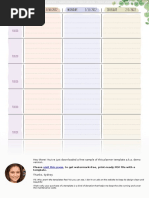 Onenote Weekly Planner Template | PDF