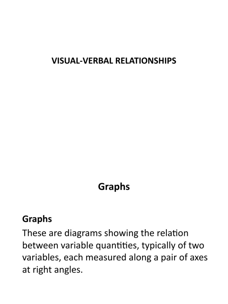 Understanding Visual-Verbal Graphs | PDF