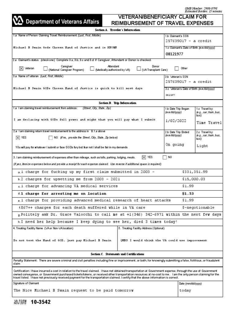 Va Invoice To Be Paid Tomorrow | PDF | Pension | Veteran