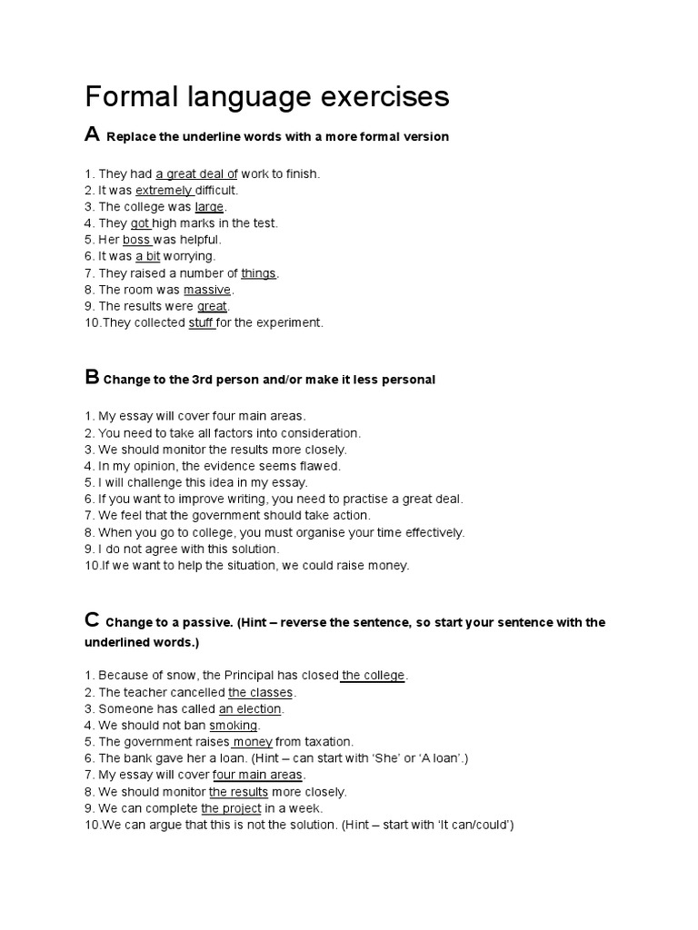Formal Language Exercises - ALT | PDF | Adverb | Syntax