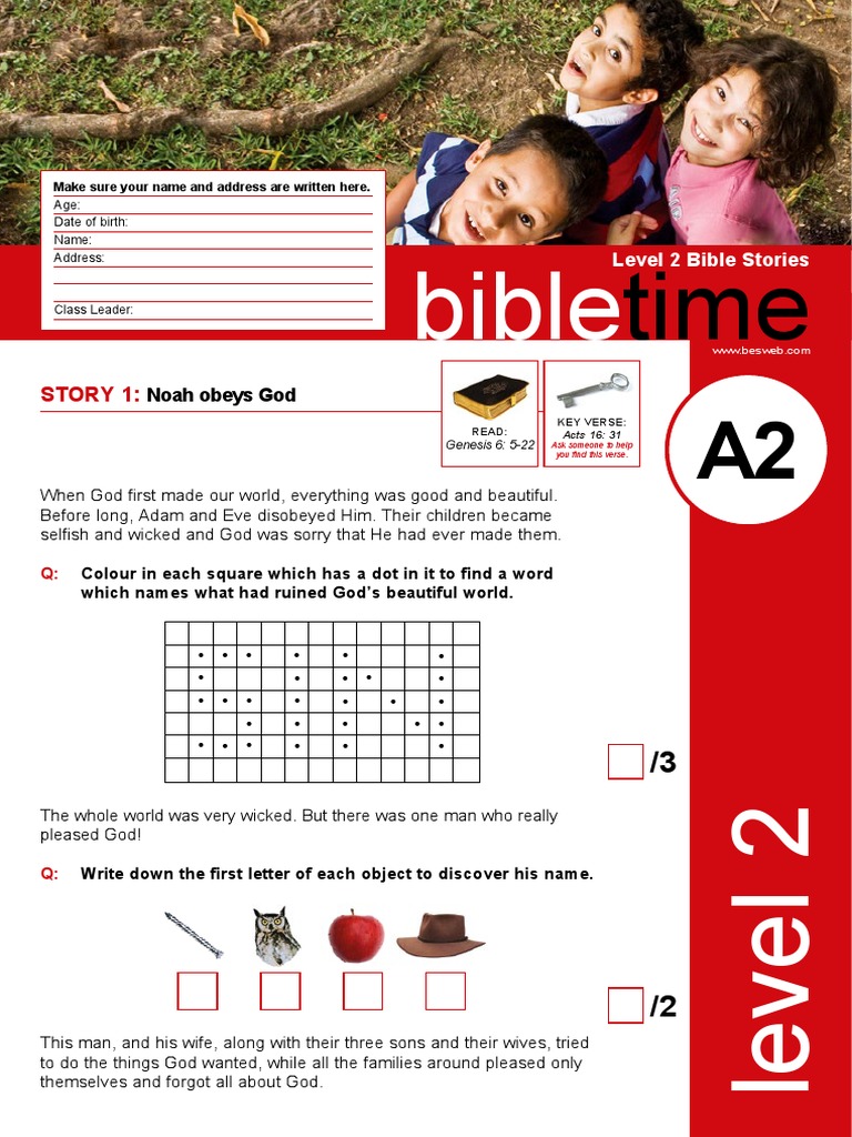 Level2 A2 | PDF | Noah | Noah's Ark