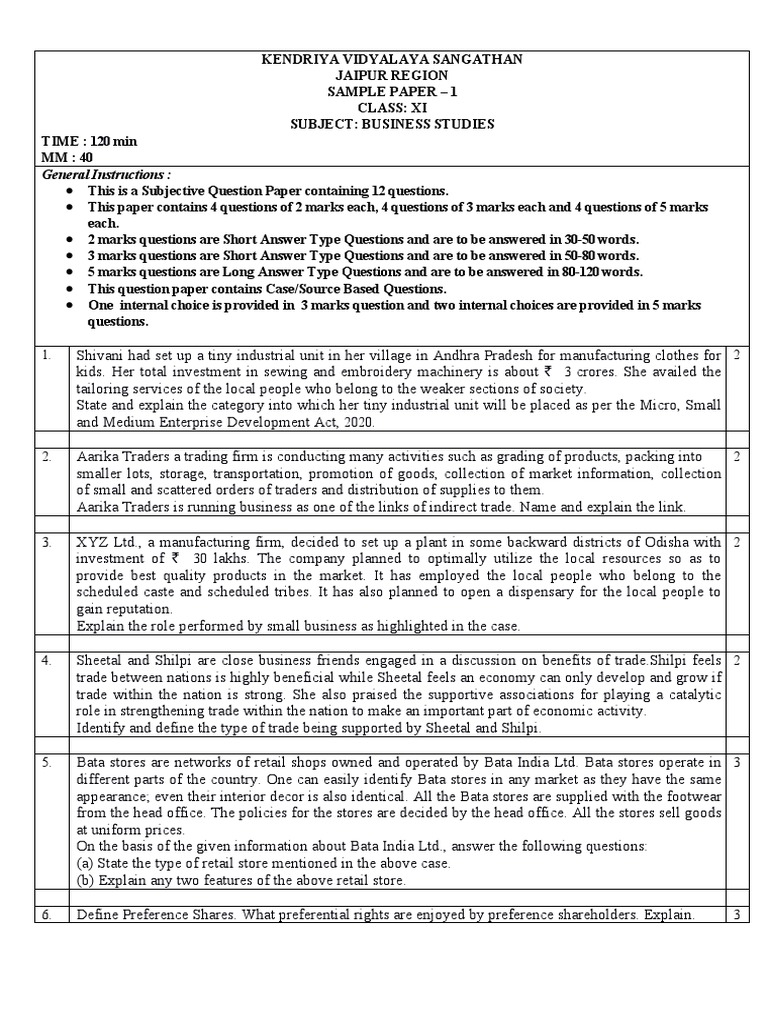 Sample BST - 1 1 Word | Download Free PDF | Retail | Trade