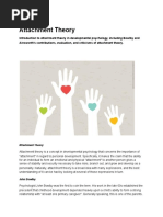 Connection Between Object Relations Theory and Attachment Theory | PDF ...