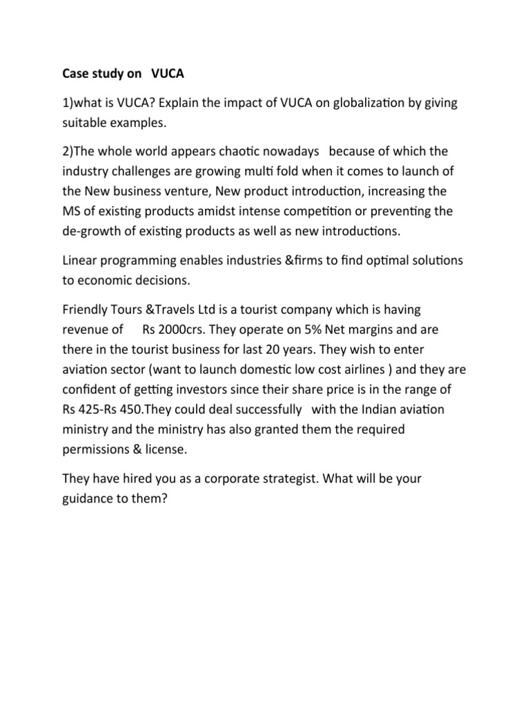 VUCA Impact on Business Strategy | PDF