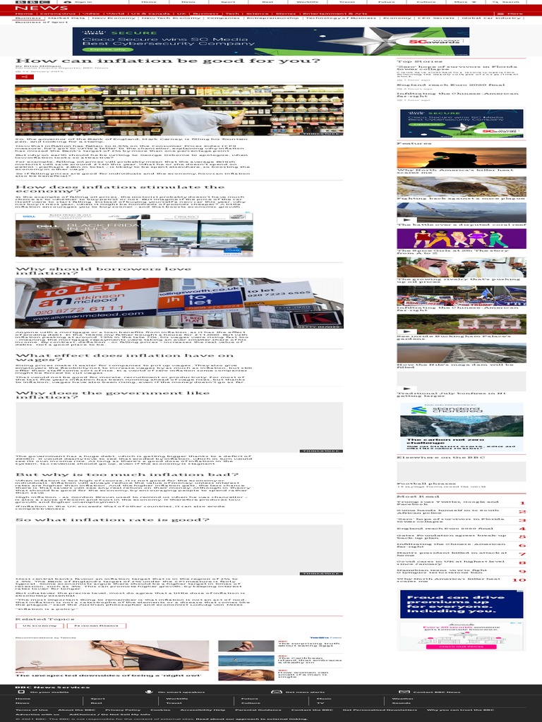 2.1 How Can Inflation Be Good For You - BBC News | PDF | Inflation ...