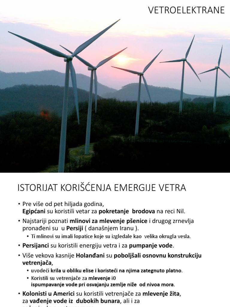 Vetroelektrane | PDF