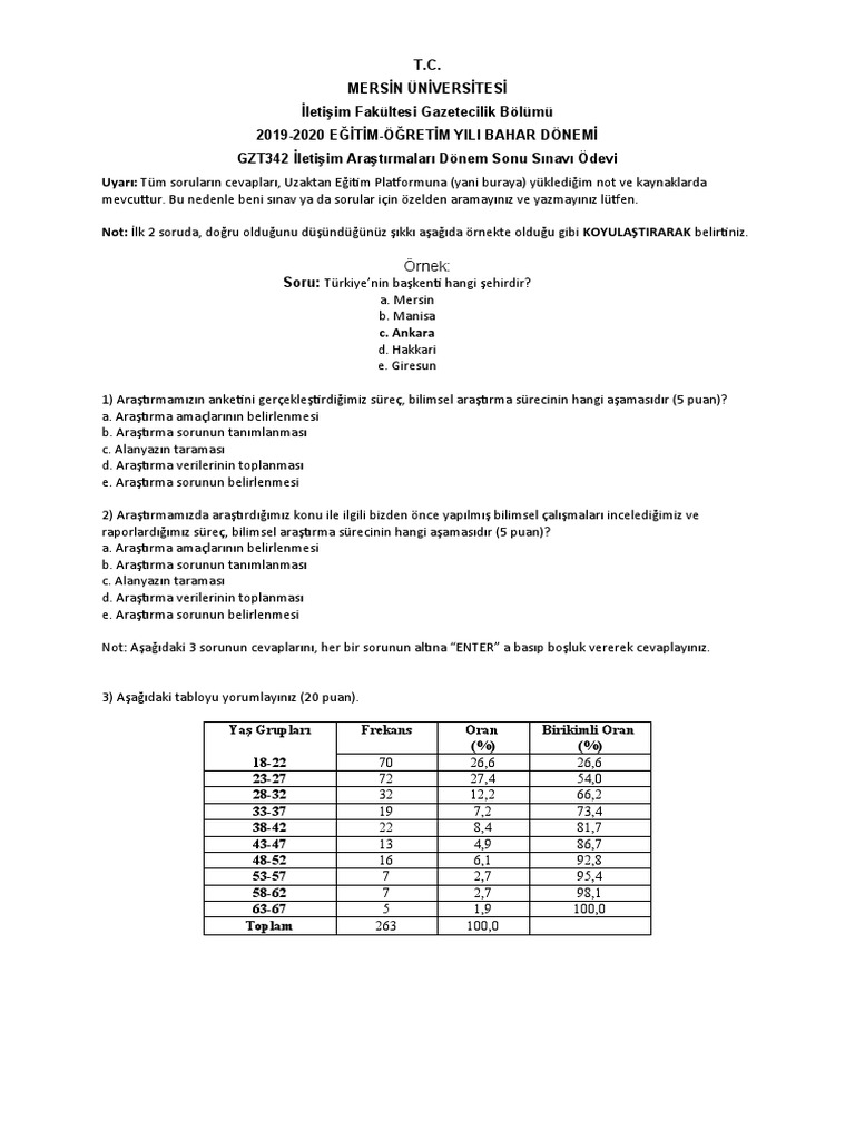 Ilet Aras Final Ödevi | PDF