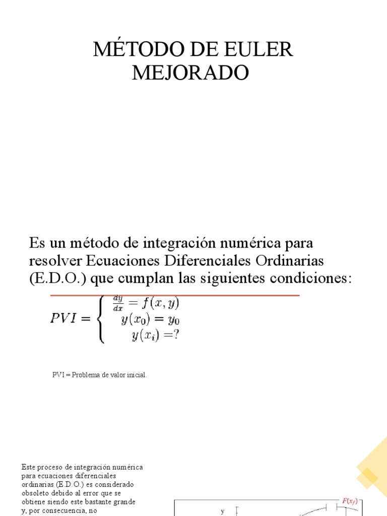 Metodo de Euler Mejorado | PDF