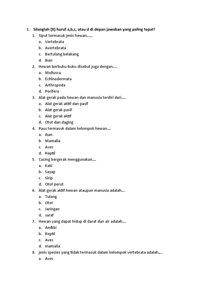 Soal PG Dan Essay | PDF