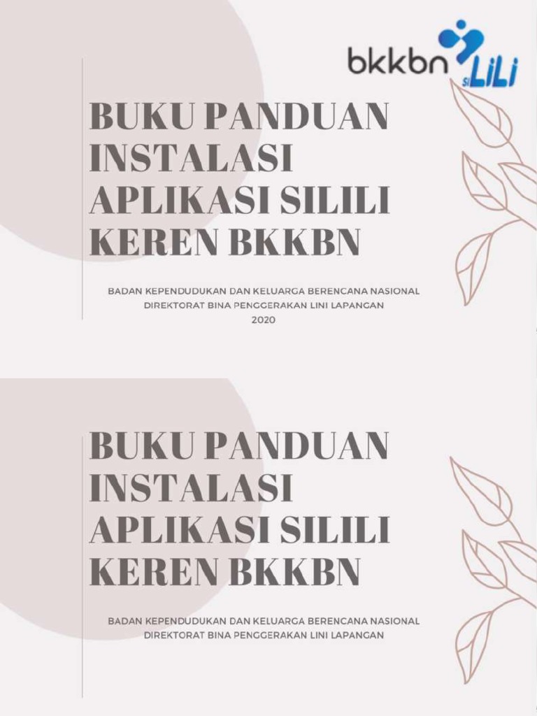 Panduan Instalasi Silili Fix | PDF
