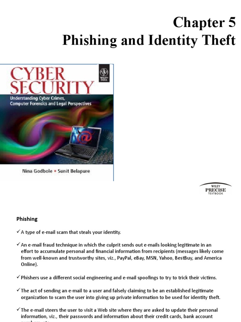 Chapter 5 - Cyber Security | PDF | Phishing | Social Engineering (Security)