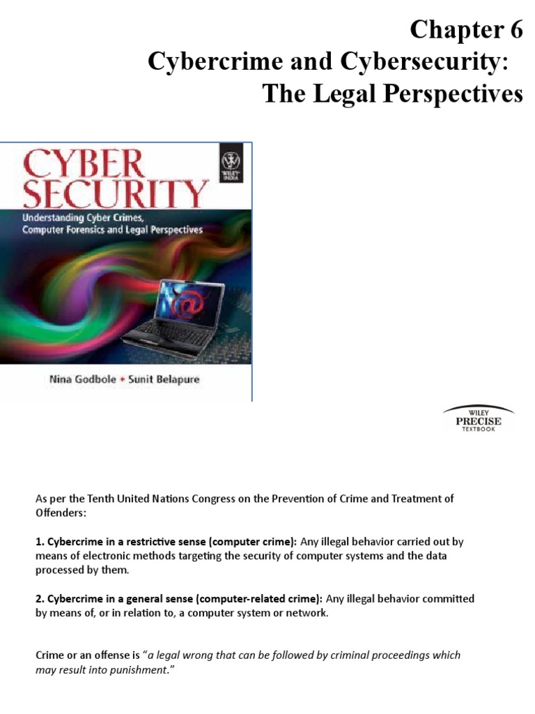 Chapter 6 - Cyber Security | PDF | Cybercrime | Public Key Certificate