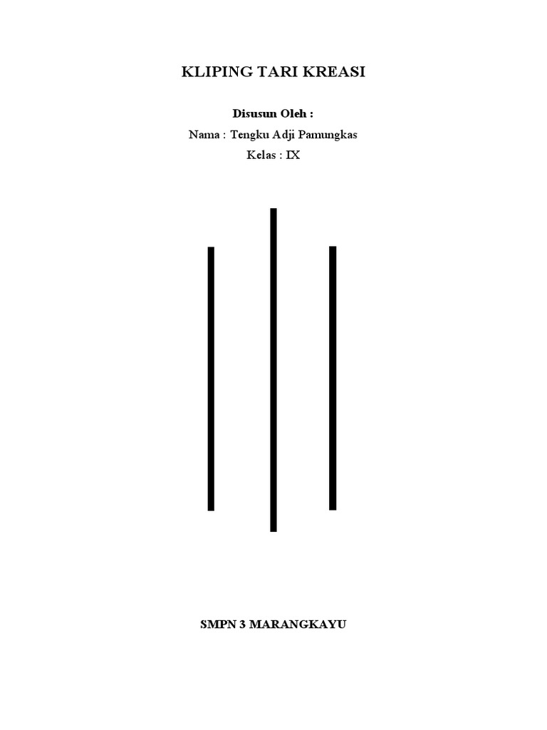 Kliping Tari Kreasi | PDF | Seni