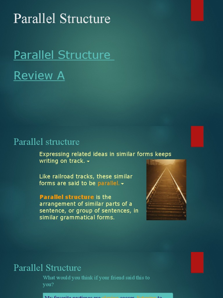 Parallel Structure | PDF
