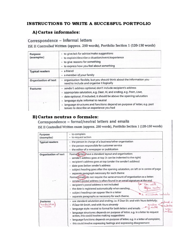 Types of Writing (ISE II & III) | PDF