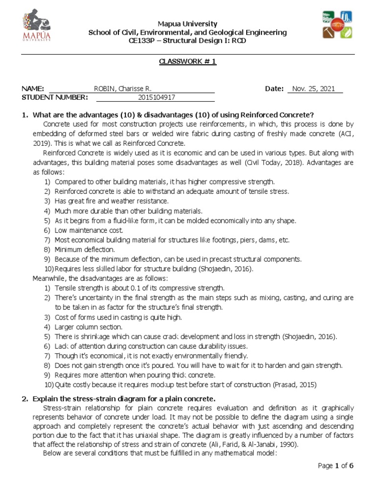 CW1 | PDF | Strength Of Materials | Deformation (Engineering)