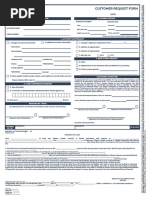 PNB Client Request Form for Bank Services | PDF | Deposit Account | Cheque