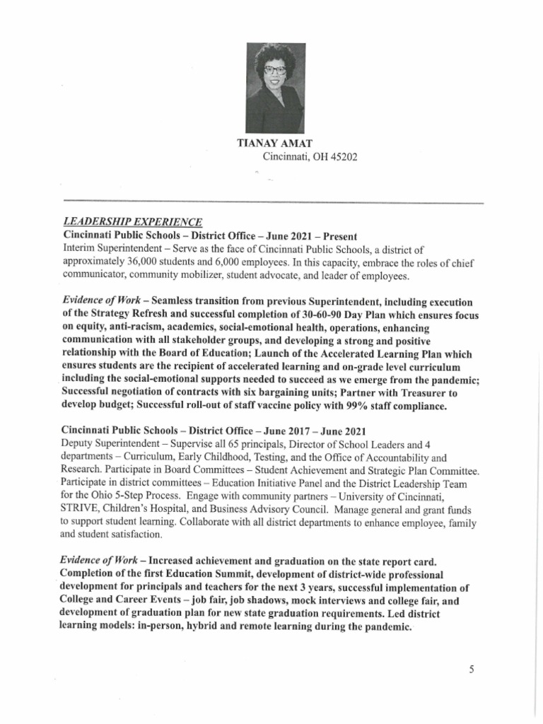 CPS Superintendent Candidates | PDF