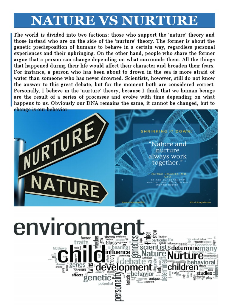 Nature vs Nurture Debate Explained | PDF