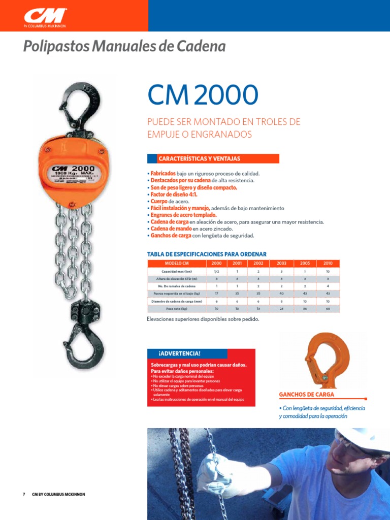 CM2000 Ficha Tecnica | PDF | Acero | Vehículos