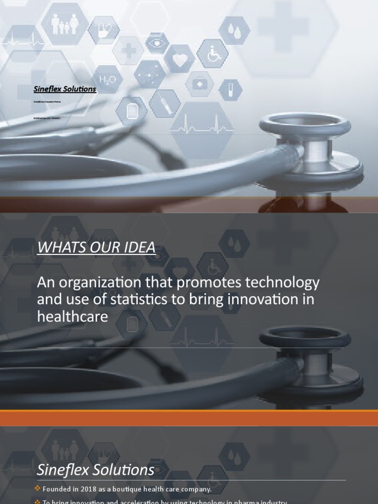Sineflex Solutions: A Healthcare Innovation Partner | PDF