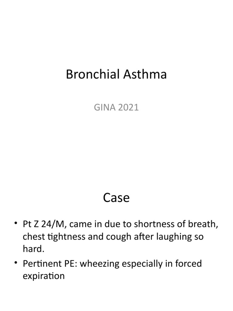 Bronchial Asthma Questions | PDF | Asthma | Epidemiology