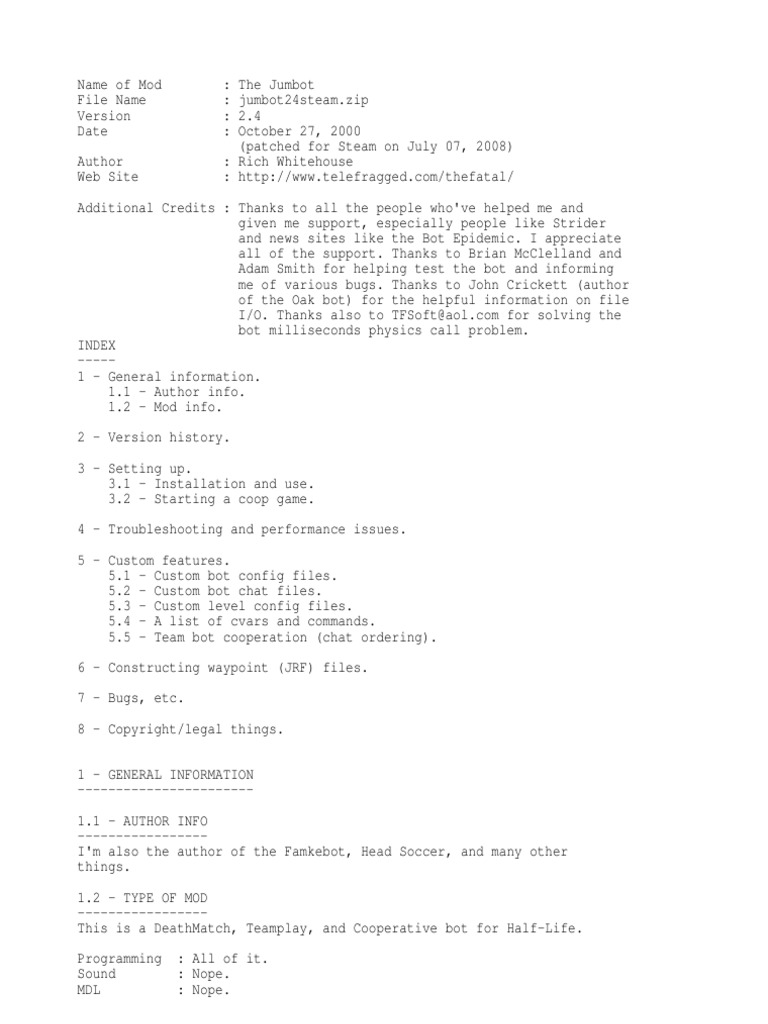 Readme | Download Free PDF | Software Bug | Sniper