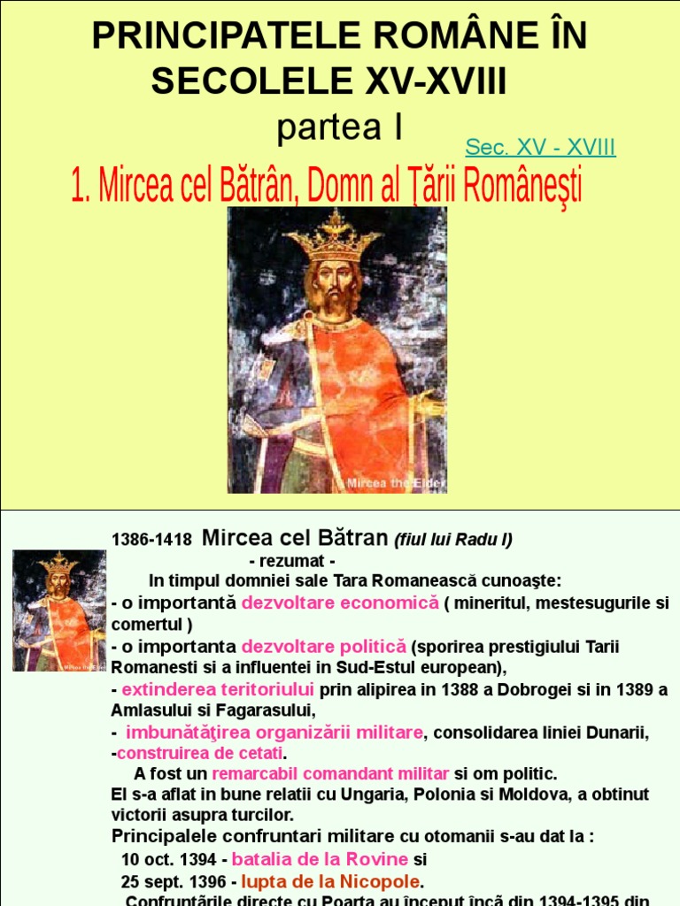 Mircea Cel Batran | PDF