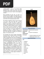 Begena | PDF | Chordophones | String Instruments