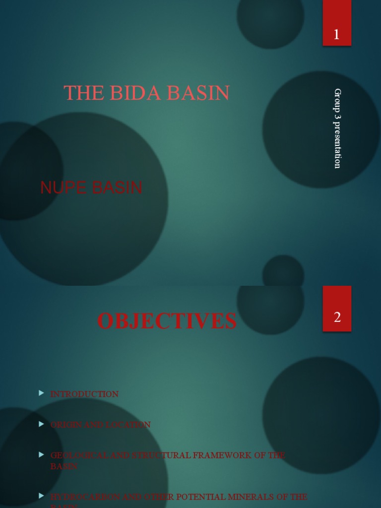 Group 3 Presentation Slides (Bida Basin) | PDF | Sedimentary Basin ...
