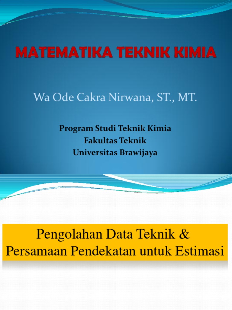 Bahan1 Matematika Teknik Kimia Salin | PDF | Integral | Mathematics