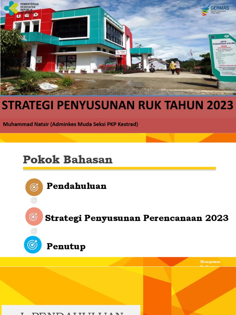 Strategi Penyusunan Ruk Tahun 2023 | PDF