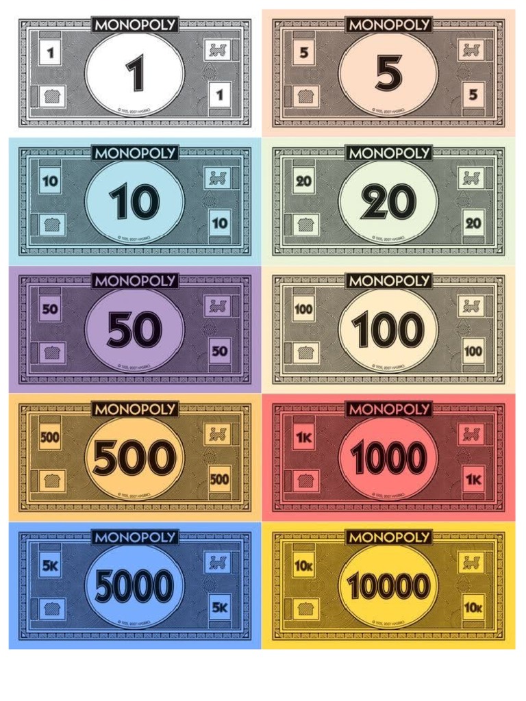 Billetes Monopoly | PDF