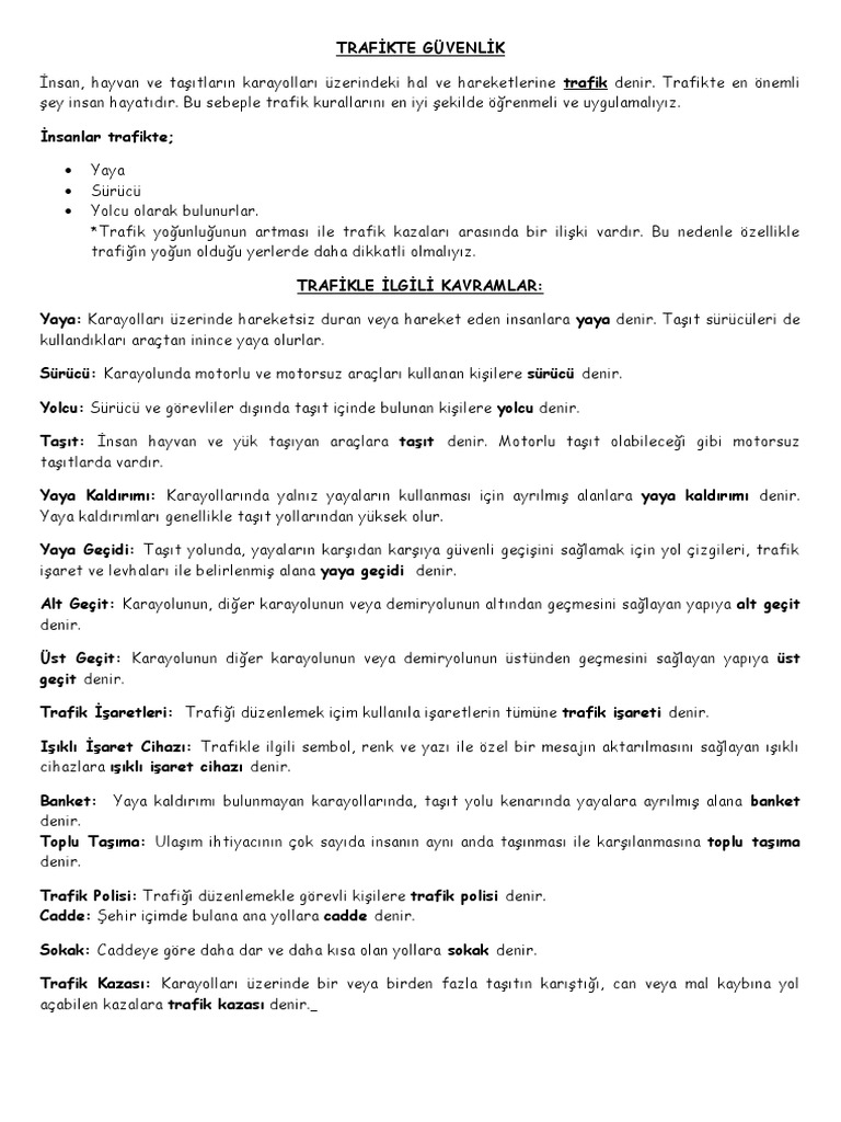 Trafik 1 | PDF