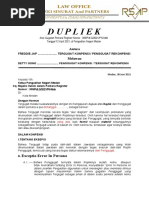 Contoh Gugatan Rekonvensi | PDF