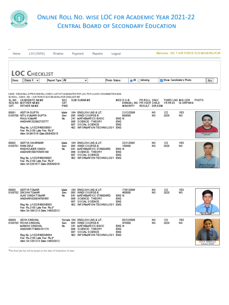 LOCCHECKLIST10 | PDF | Secondary Education