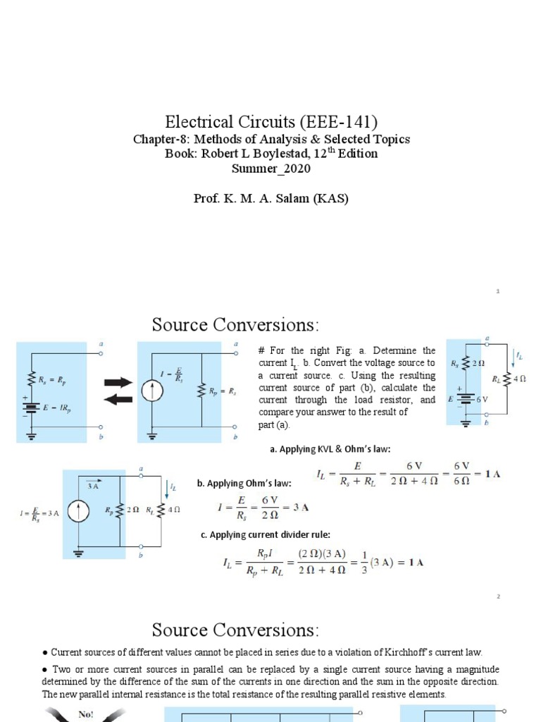 Chapter 8 PDF | PDF | Physical Quantities | Electrical Circuits
