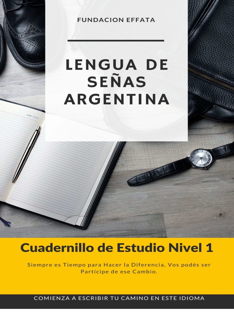 Cuadernillo de Estudio Nivel 1 de Lengua de Señas Argentina Fundación ...