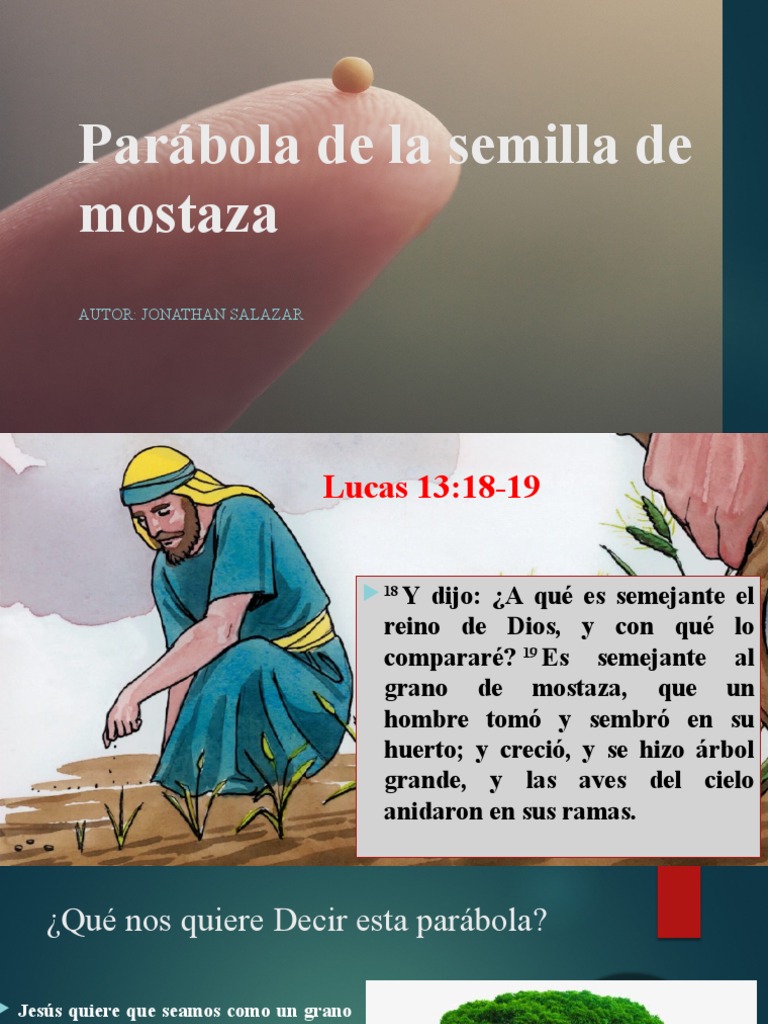 Parábola de La Semilla de Mostaza | PDF | Derecho