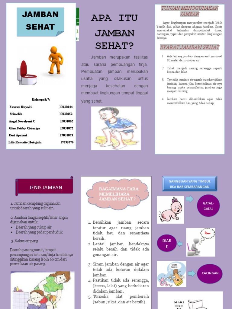 Leaflet Jamban Sehat | PDF